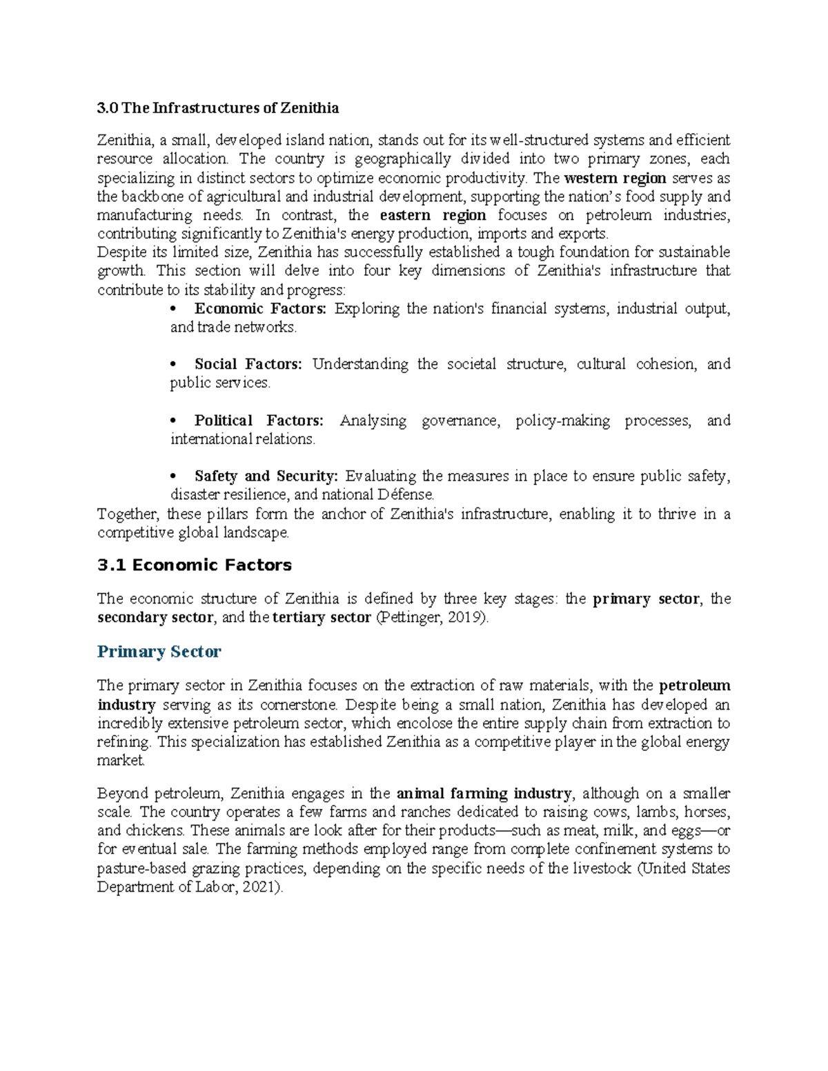 CLB 4002 Mini Project: Infrastructures of Zenithia Analysis - Studocu