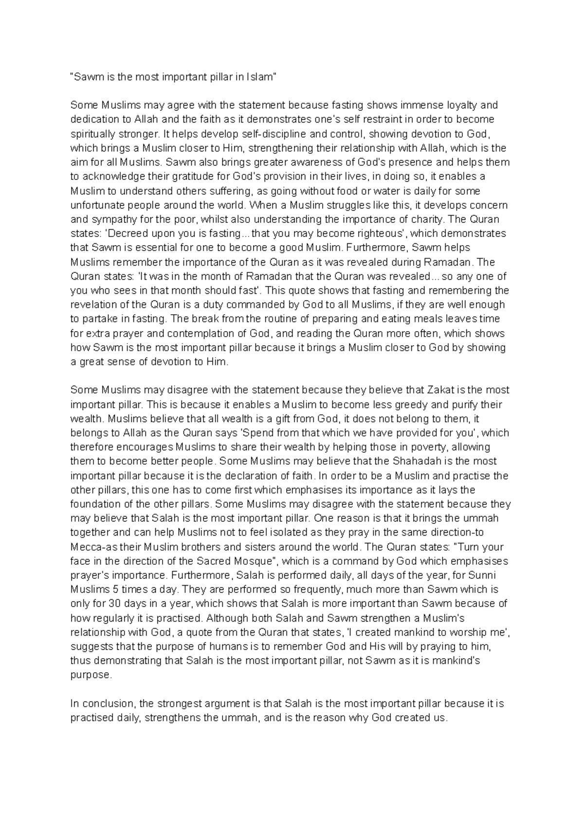 Rs predicted paper 2024 - CHRISTIAN BELIEFS 1. Which of the following ...