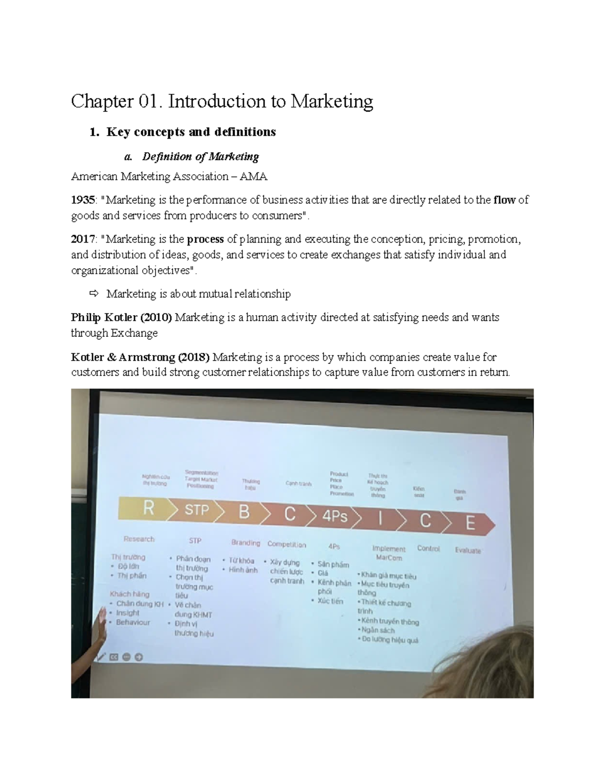 Chapter 01: Introduction to Marketing (MKT101) - Key Concepts ...