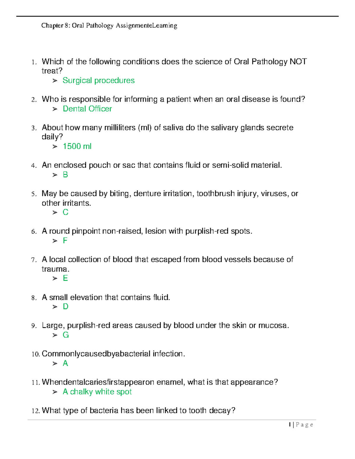 Pathology.Chapter 8.docx - Which of the following conditions does the ...