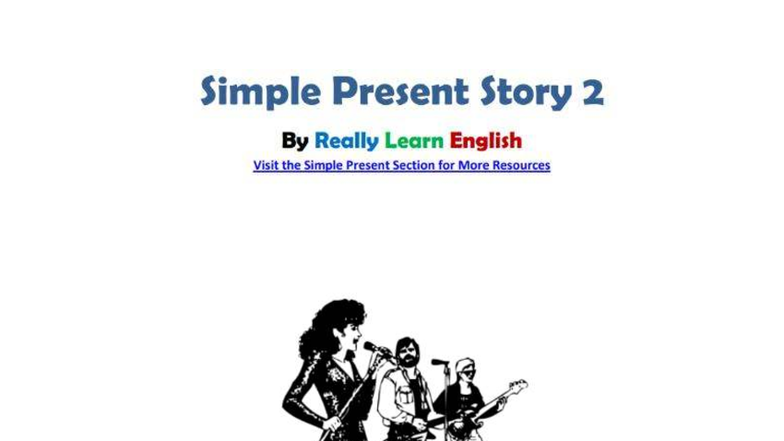 Simple Present Story 2: Exercises and Activities for English Learners ...