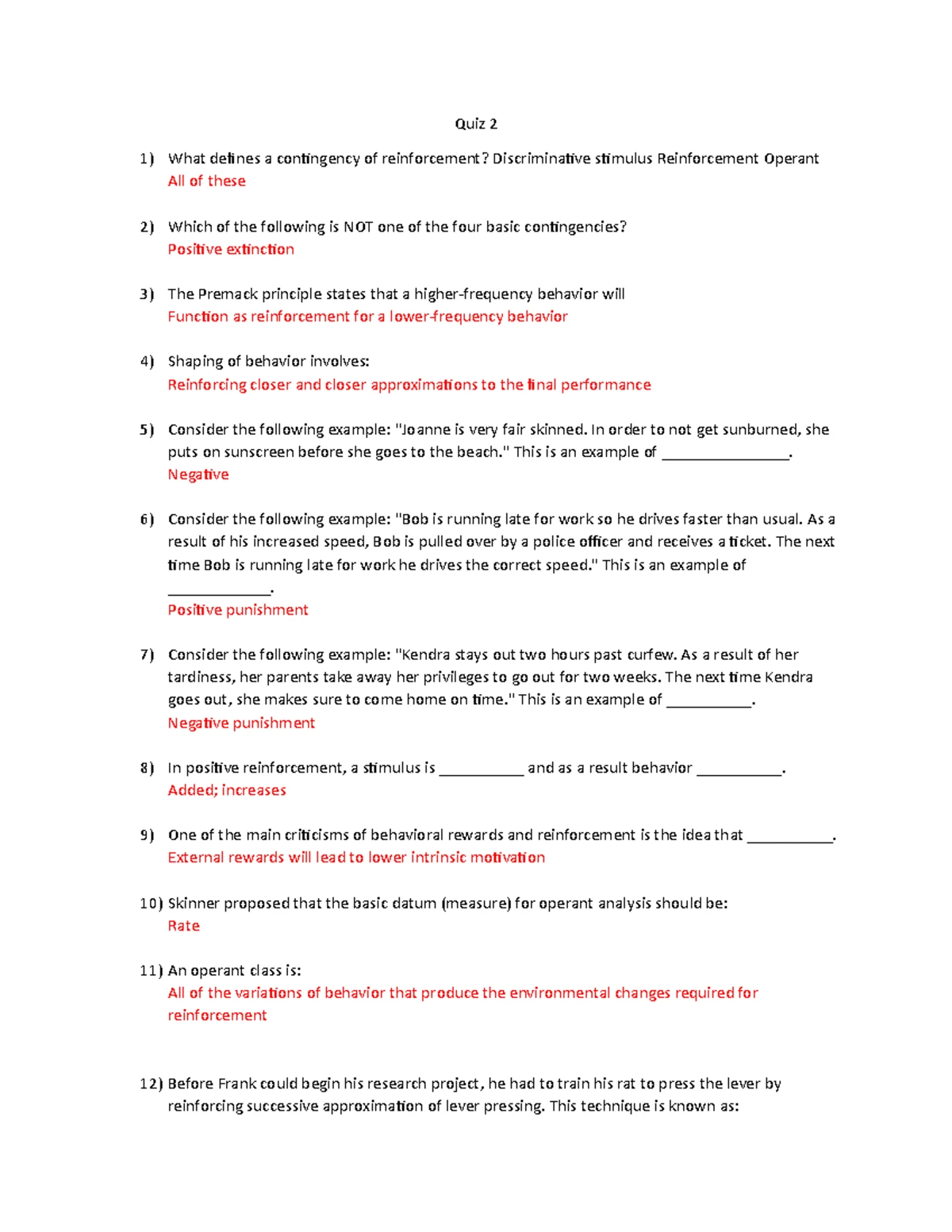 ABA Task List Study Notes for Behavior Analysis - Studocu