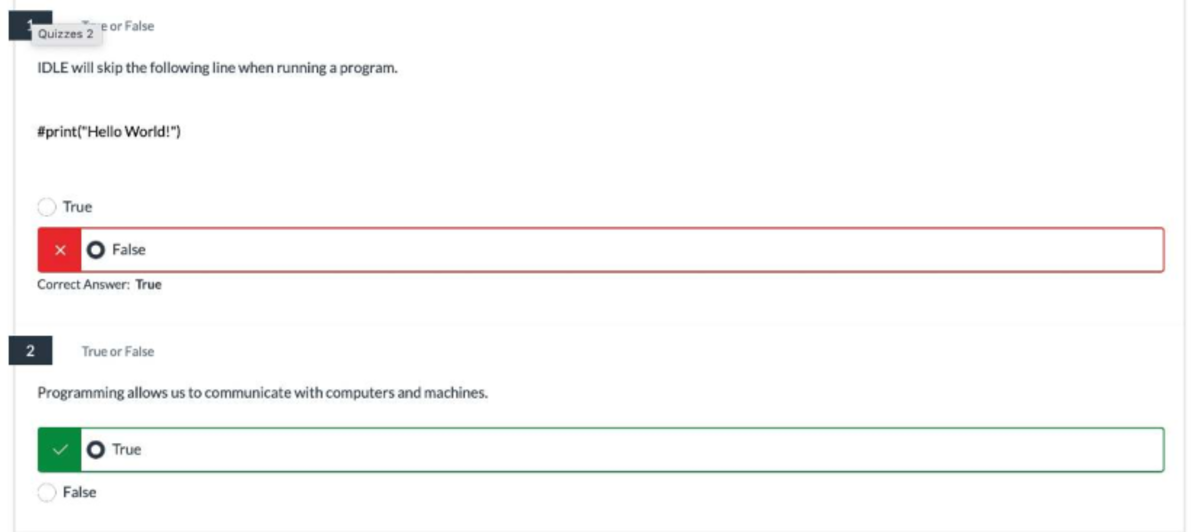 CB2240 Quiz 2: True/False & Multiple Choice Questions - Studocu