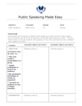 Public Speaking - Studocu