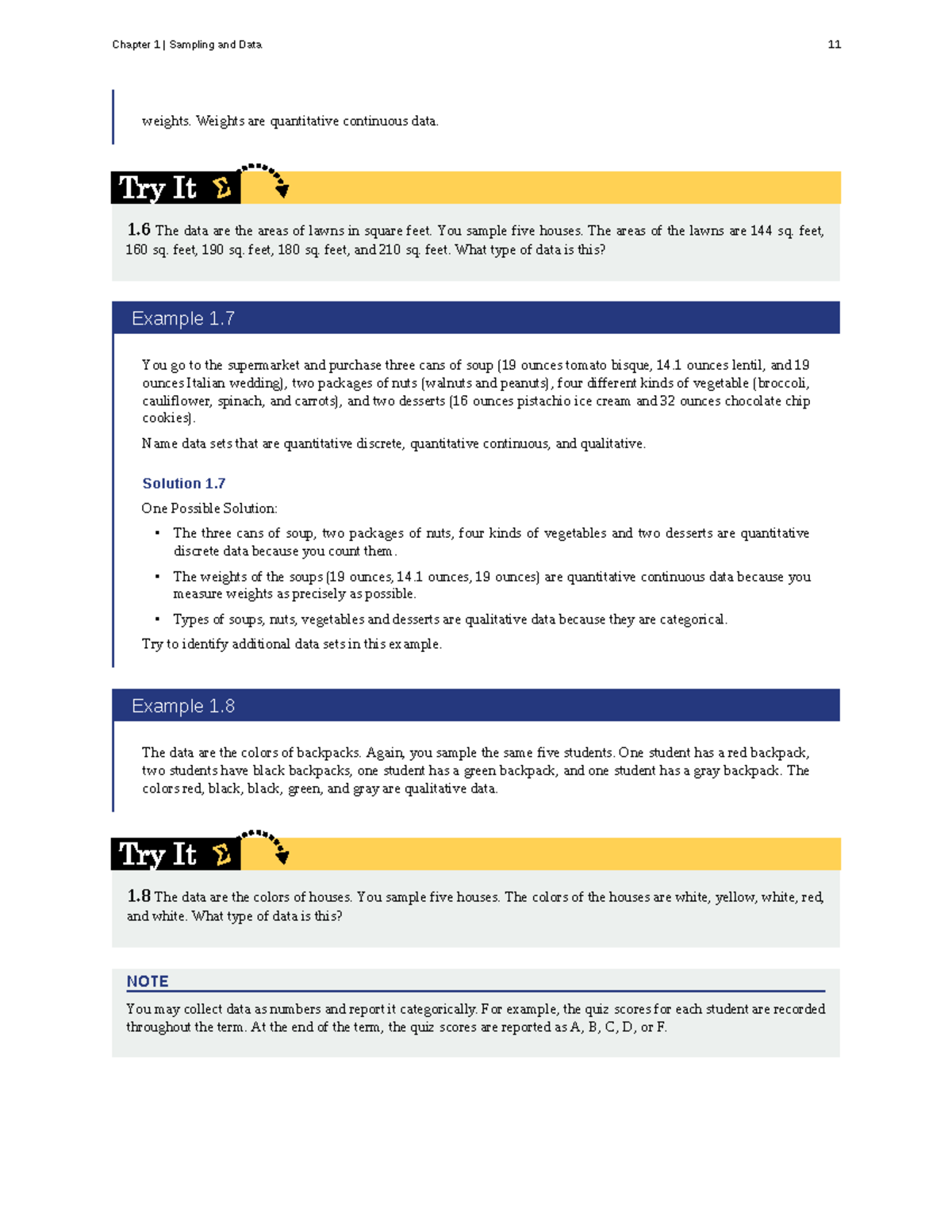 Chapter 1: Sampling & Data Types in Introductory Statistics (STAT101 ...