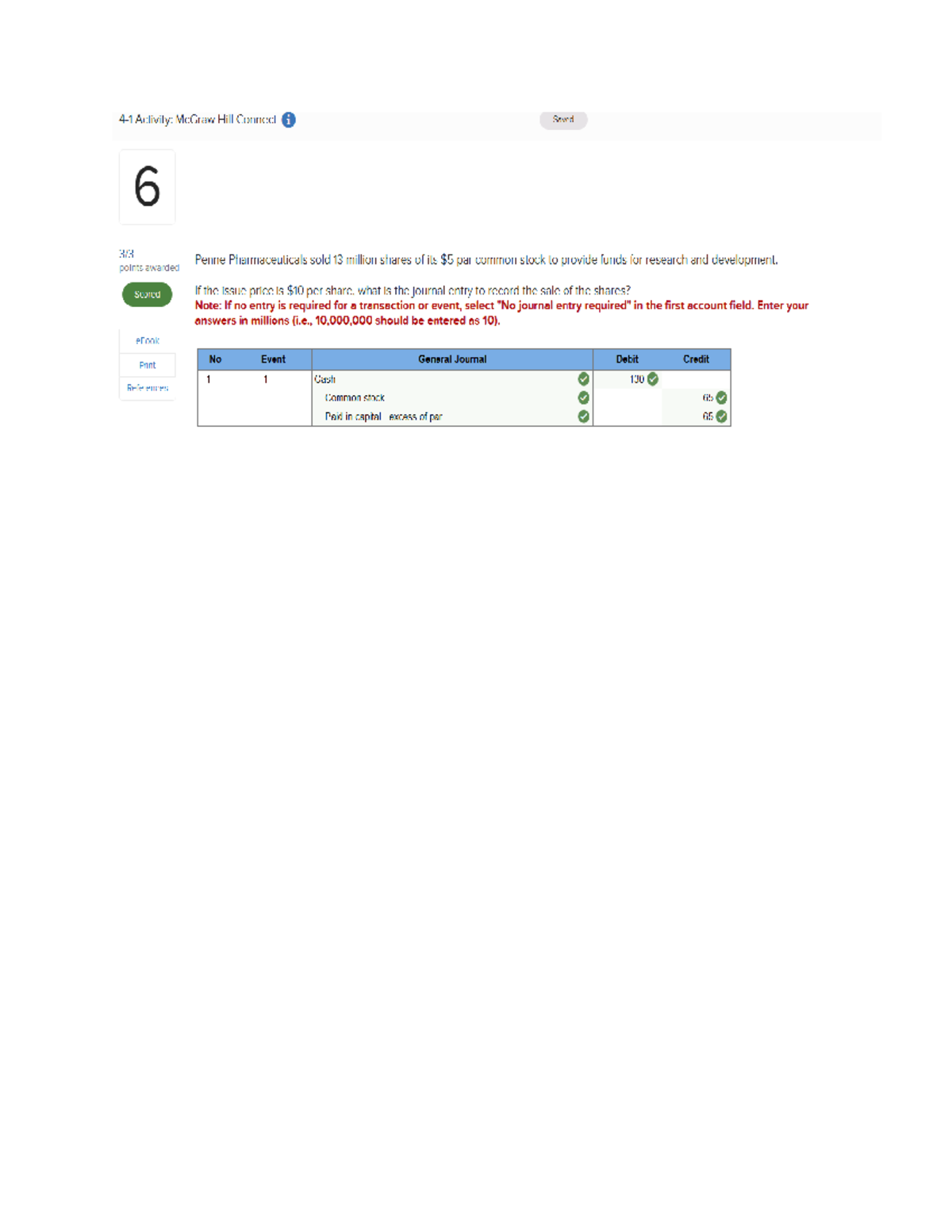 ACC 610 McGraw Hill Connect Quiz 6: Journal Entry for Stock Sale - Studocu