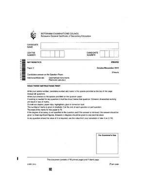 Physics Bgcse 2021 Paper 5 SP - BAHAMAS GENERAL CERTIFICATE OF ...