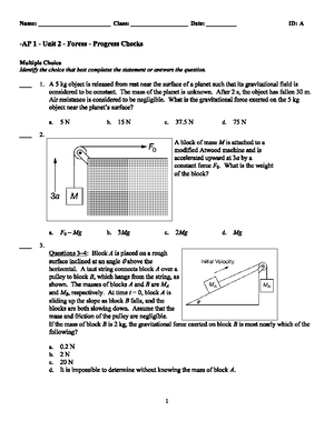 AP Physics 1: Practice Exam - Free Response Questions (FRQ) Solutions ...