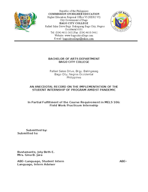 Chapter 2 3i's - RESEARCH sample - Chapter 2 REVIEW OF RELATED ...