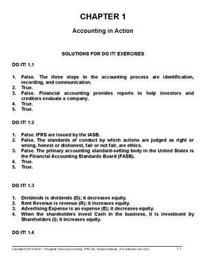 Appendix G - solution - APPENDIX G Accounting Information Systems ...