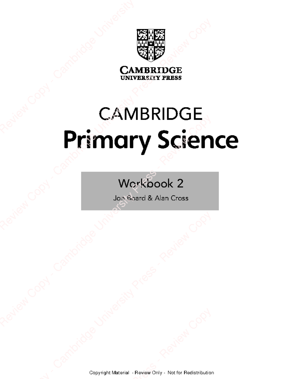 Cambridge Primary Science Workbook 2nd Edition Review - Studocu