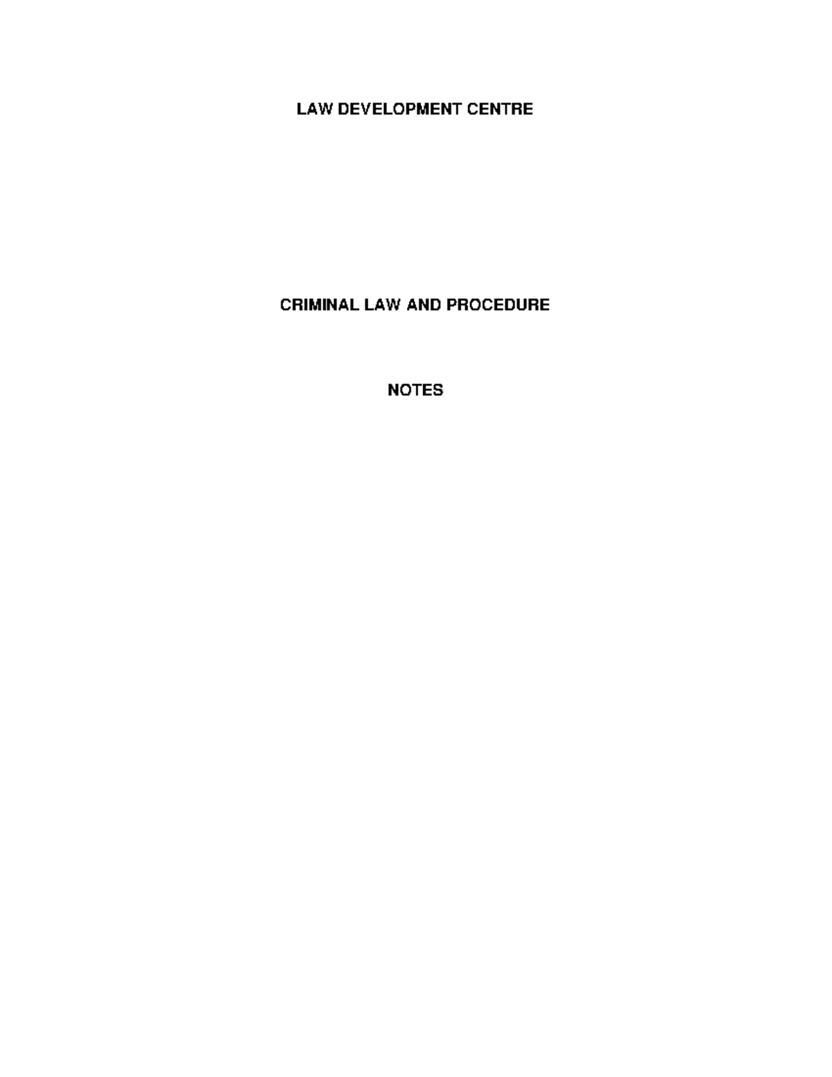 LAW 101: Criminal Law & Procedure Notes - Investigations & Arrests ...
