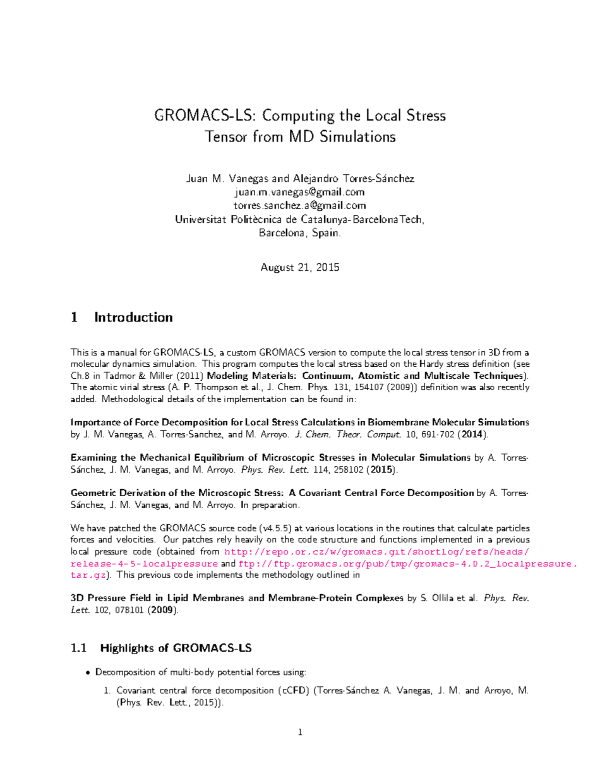 Local Stress Tensor Computation from MD Simulations (Course Code: LS-101) - Studocu