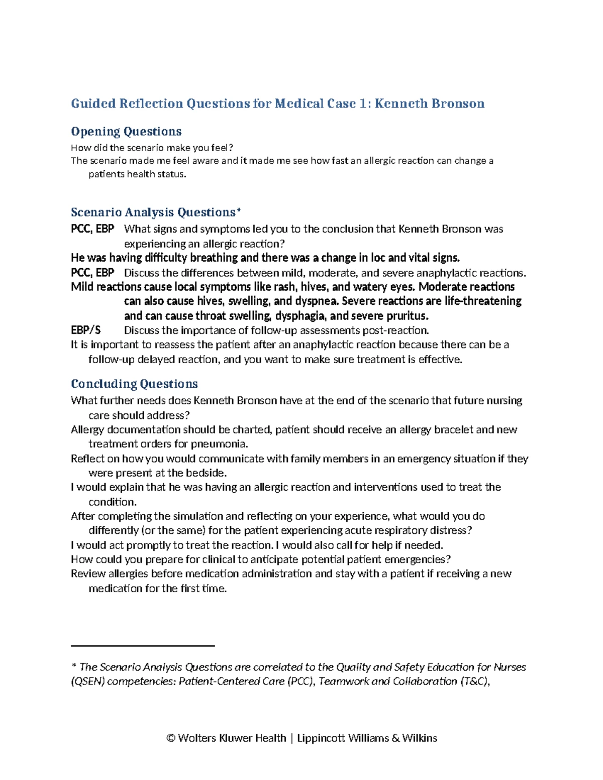 Mental Health Case Study: Linda Waterfall | vSim for Nursing - Studocu