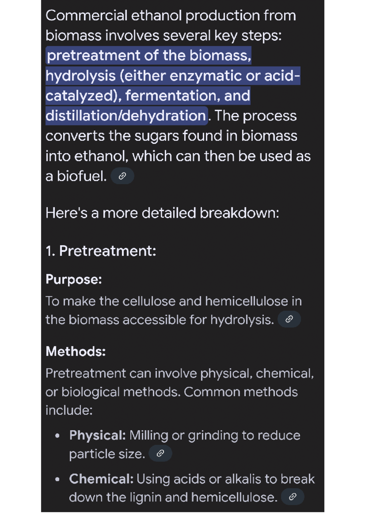 Ethanol Production from Biomass: Key Steps & Considerations - Lecture ...