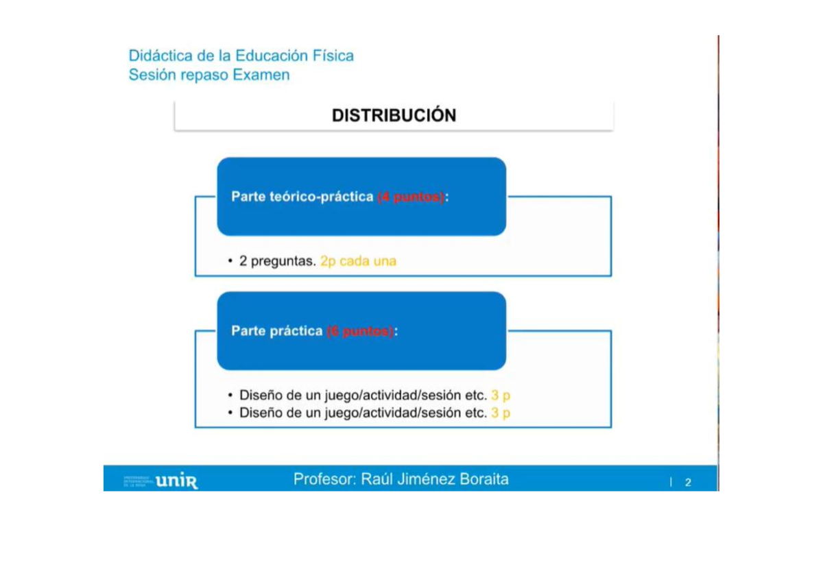 Didáctica de la Educación Física: Repaso Examen 4P - PPT Raúl Jiménez ...