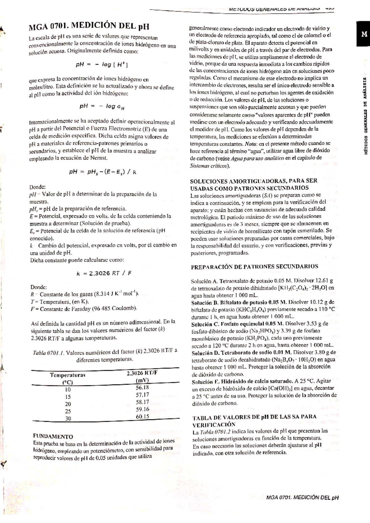Guía de Estudio MGA 0701: Medición del pH y Soluciones Amortiguadoras - Studocu