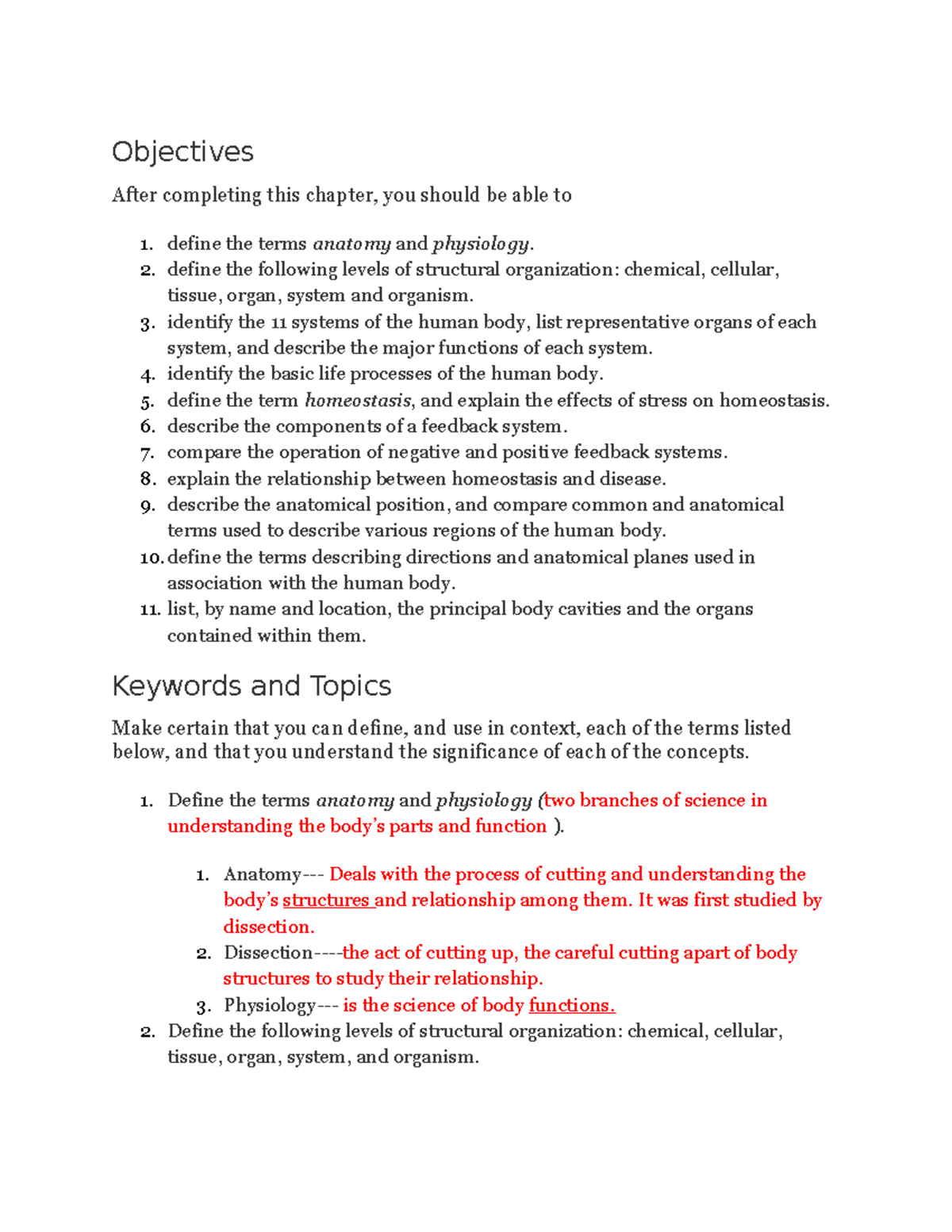 Chapter 1 notes - Objectives After completing this chapter, you should ...