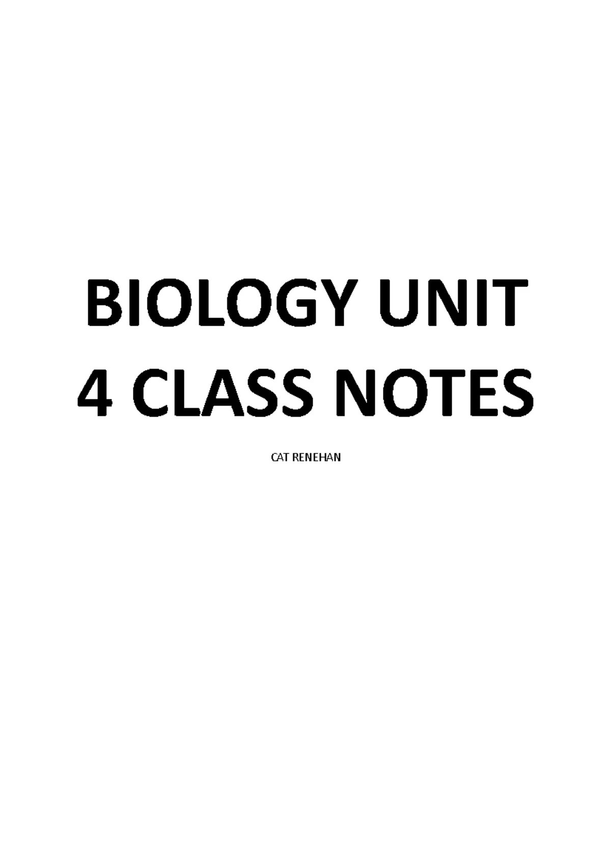 AOS 4 - Unit 4 Notes: Antigens, Pathogens, and the Immune System - Studocu