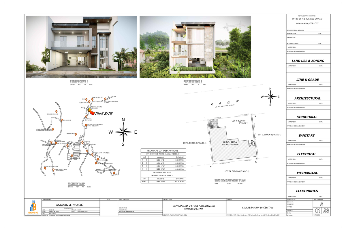 Proposed 2-Storey Residential with Basement - Minglanilla, Cebu - Studocu