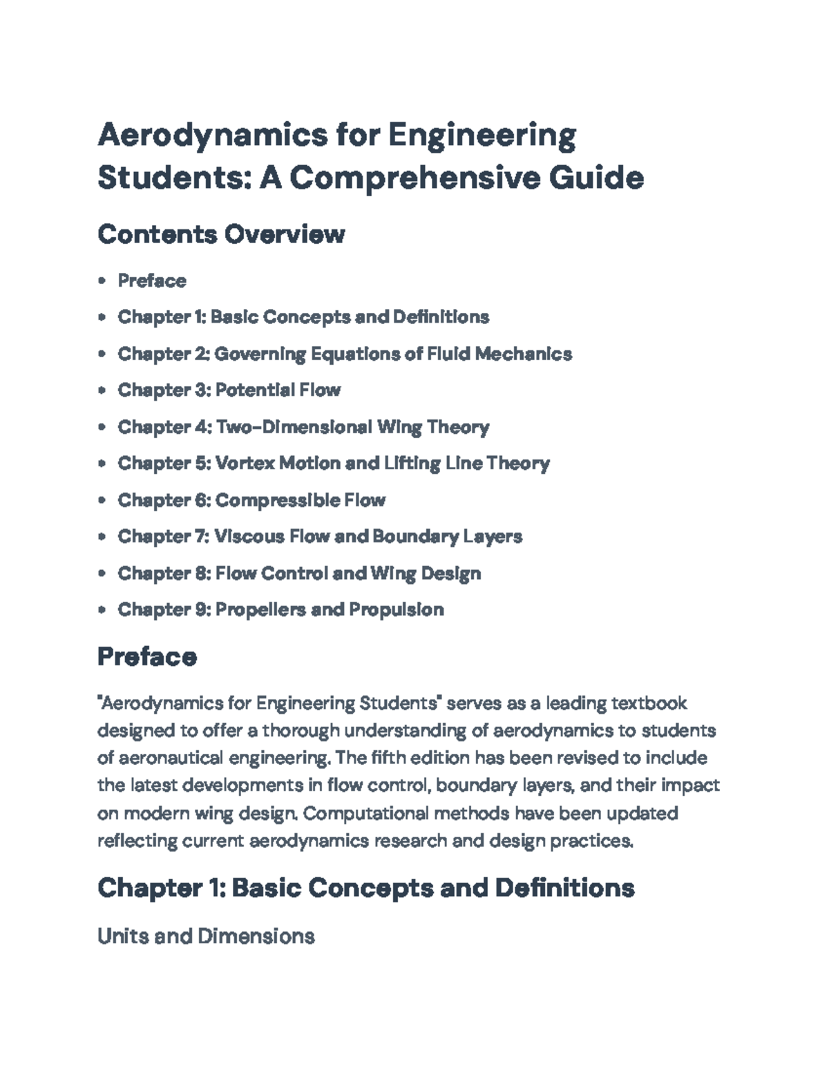 Aerodynamics for Engineering Students: A Comprehensive Guide (AER 101 ...