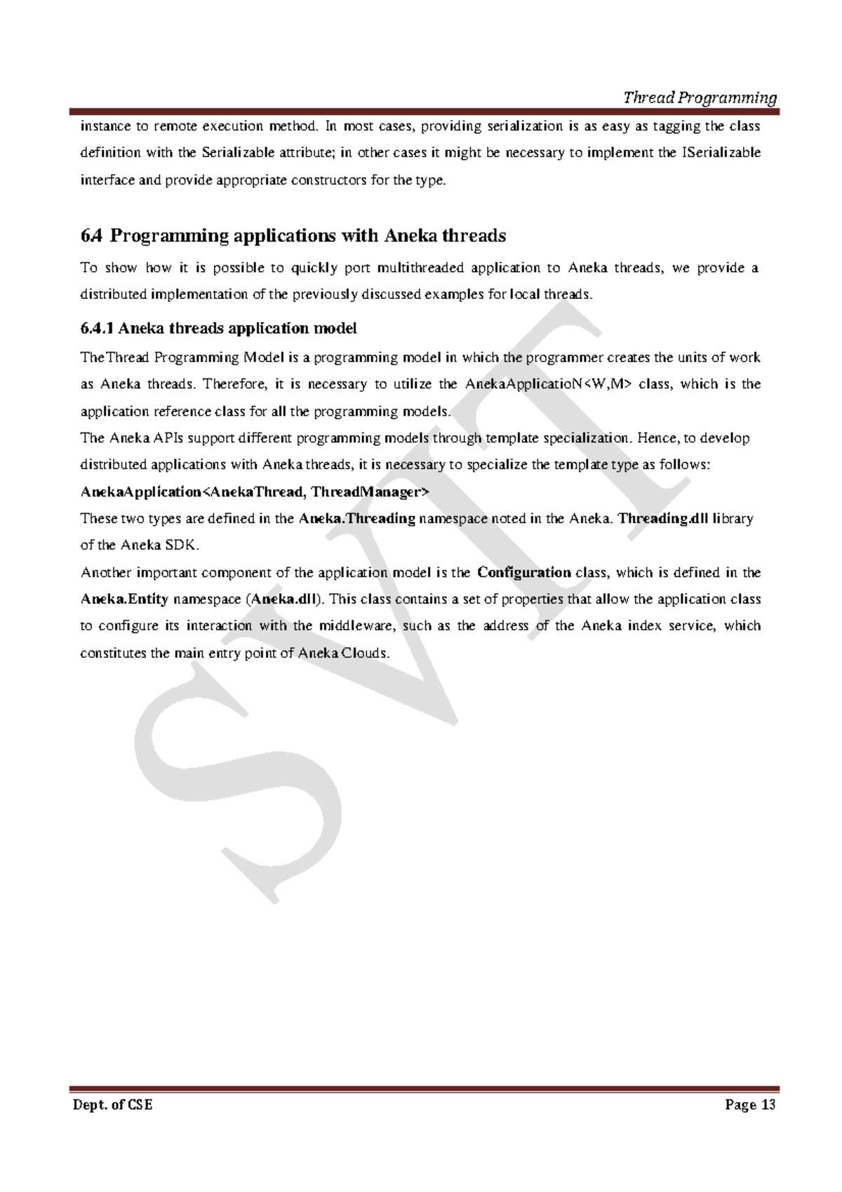 Cloud Computing Applications: Thread Programming & Data-Intensive ...