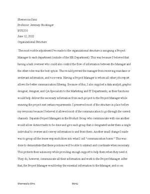 BUS 210 Speaker Notes Project 1 - BUS 210 Speaker Notes Slide 1: The ...