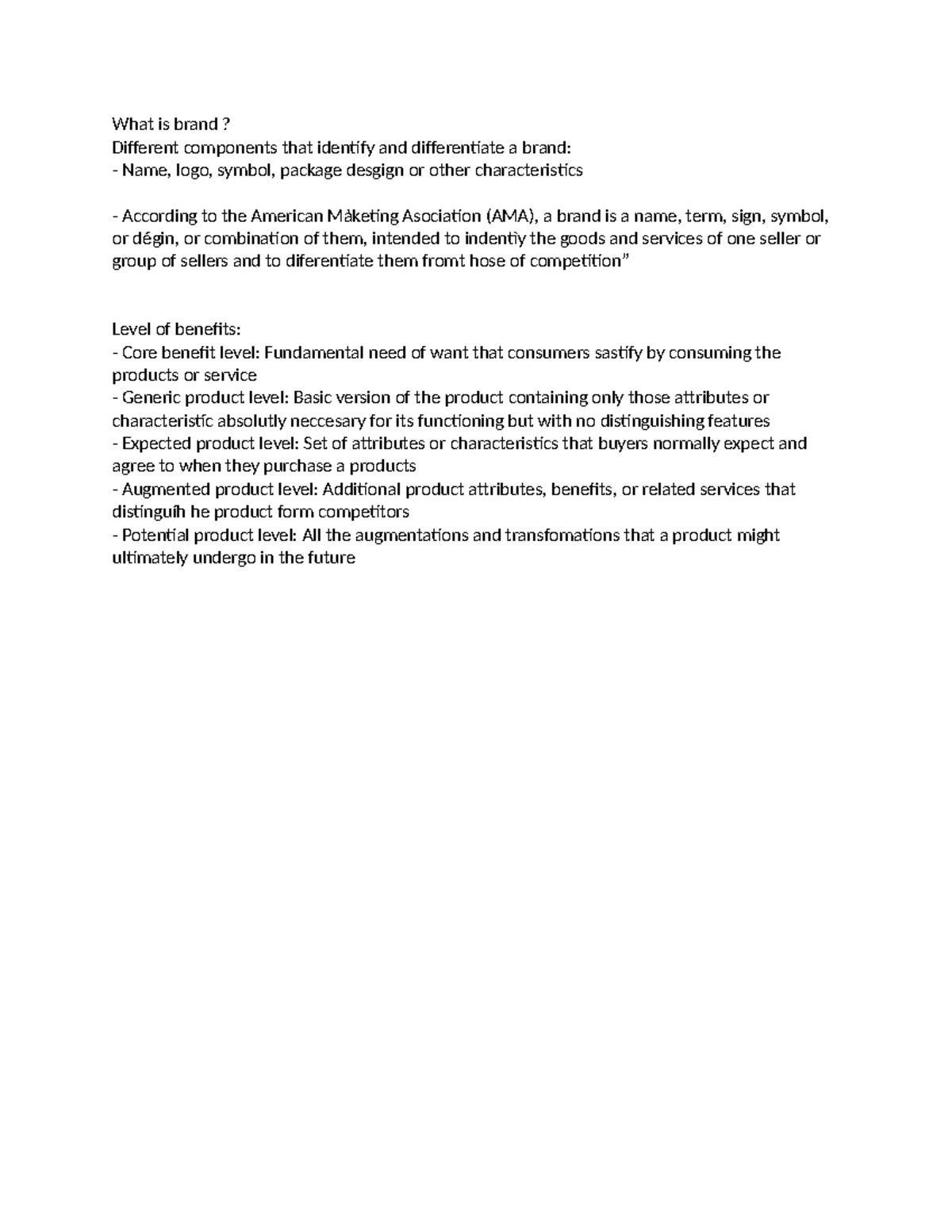 Understanding Brand Components: Name, Logo, and More - Studocu