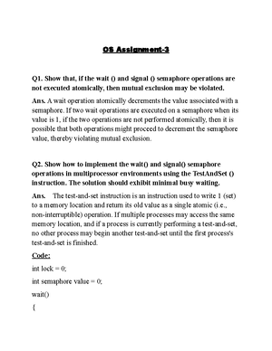 OS Complete notes (All units) - OPERATING SYSTEM A program that acts as ...