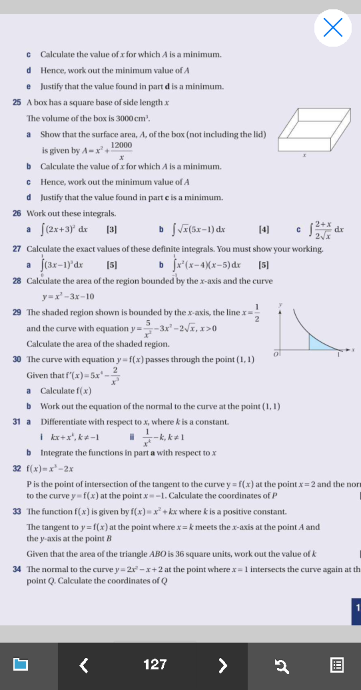 AQA A Level Maths: Minimizing Surface Area and Integrals - Studocu