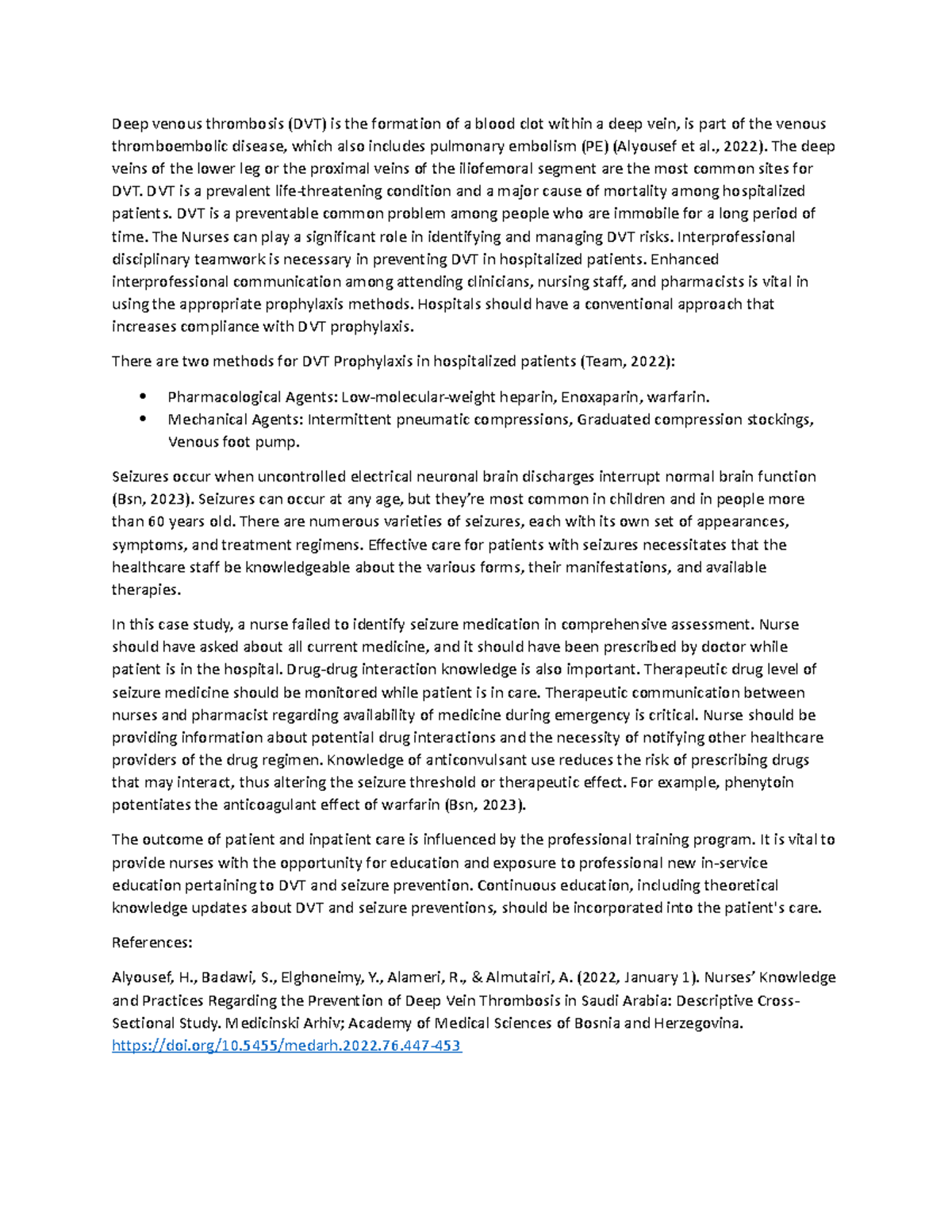 DVT Prevention & Management: A Nursing Perspective on Patient Care ...