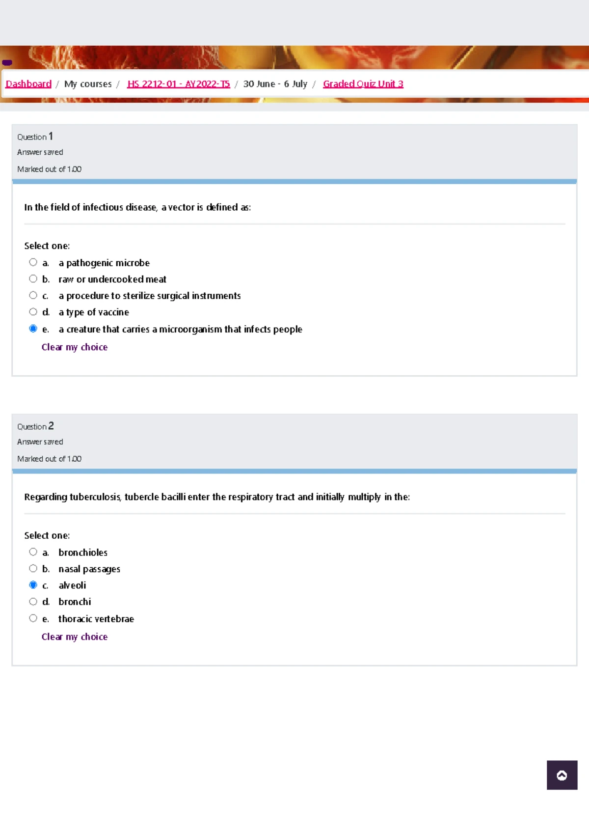 Graded Quiz Unit 7 Attempt review - Started on Tuesday, 24 May 2022, 3: ...
