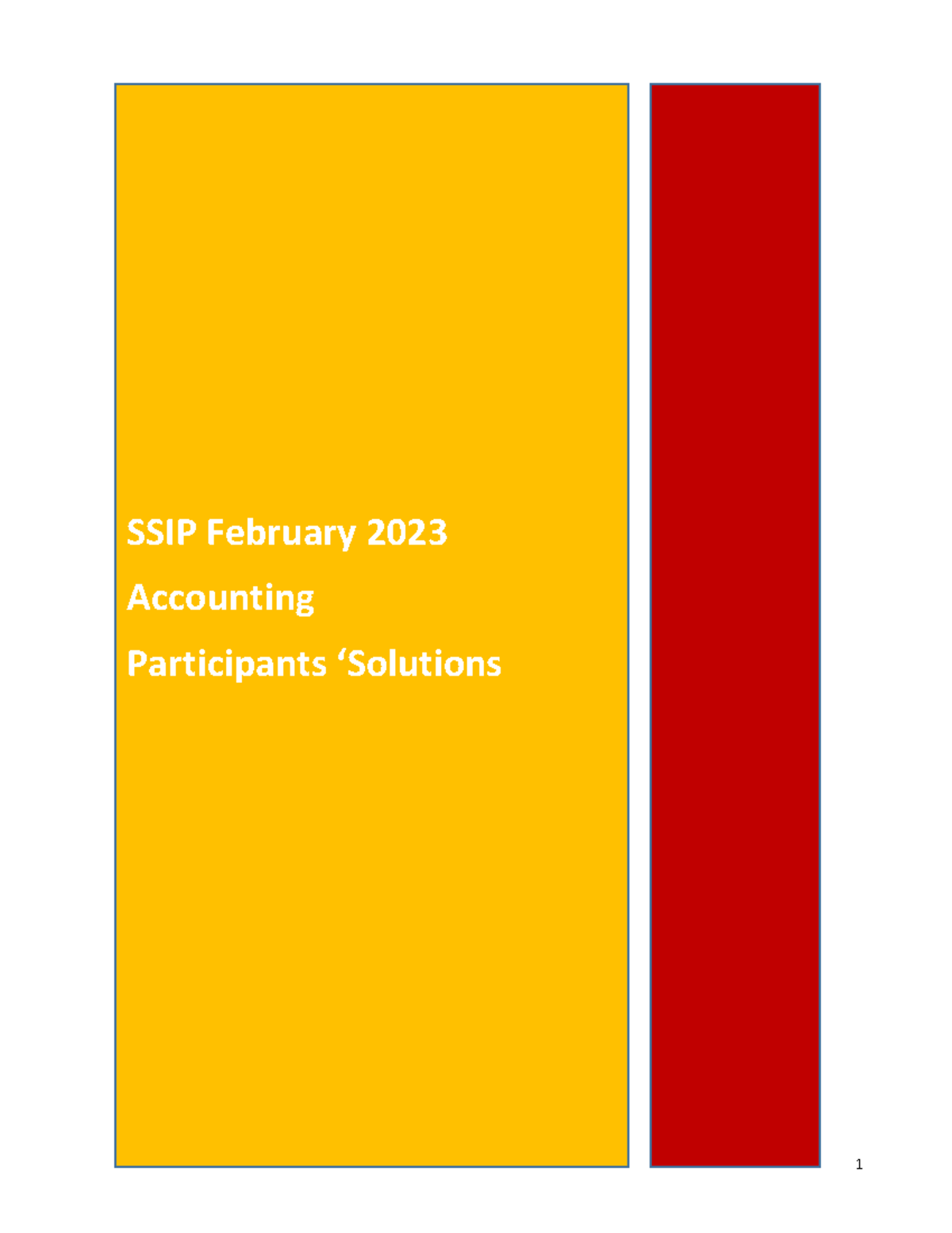 2023 T1 ACC Financial Statements & Participant Solutions Guide - Studocu