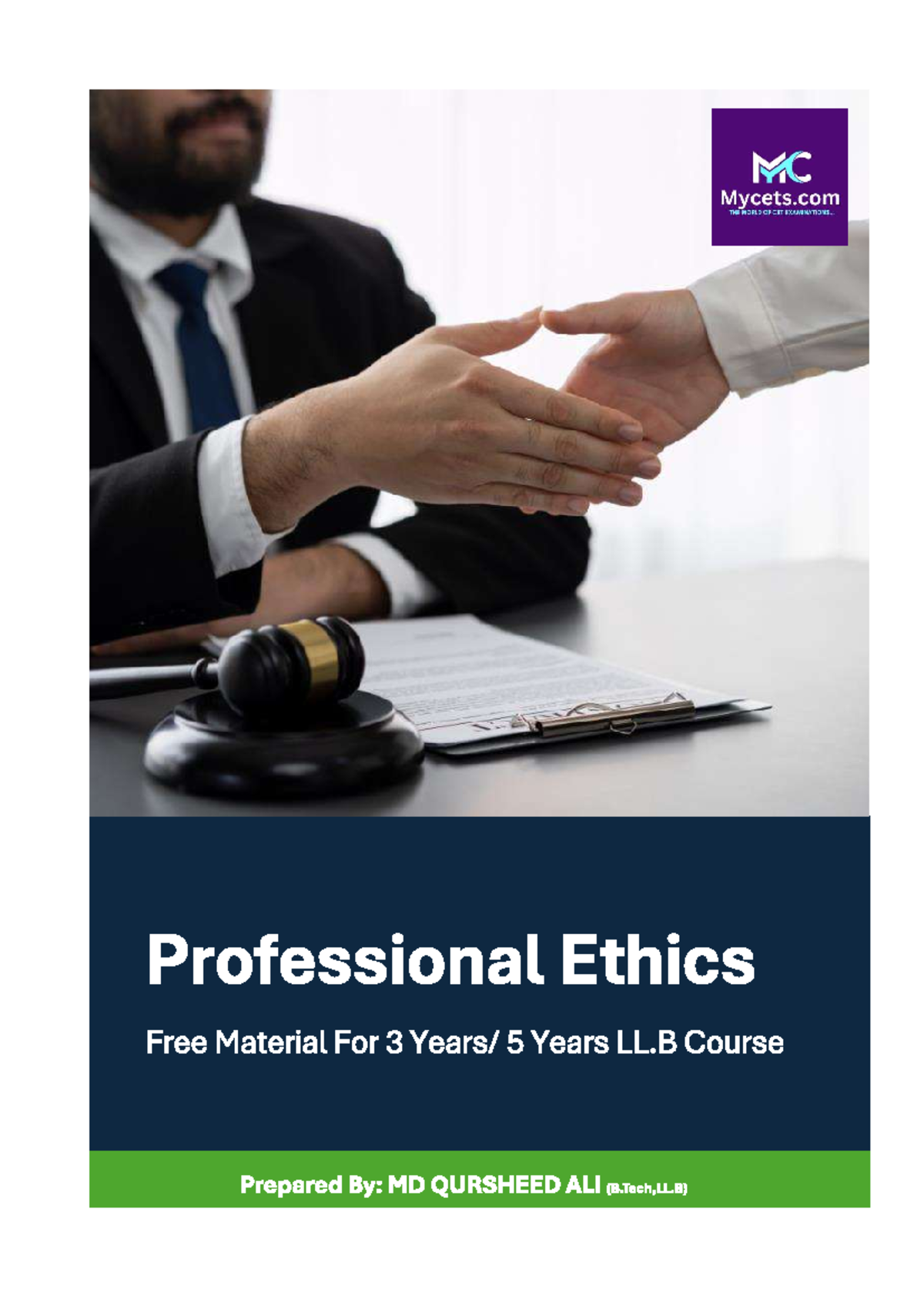 PROF Ethics: Legal Aid and Responsibilities in LL.B Course (3-5 Years ...