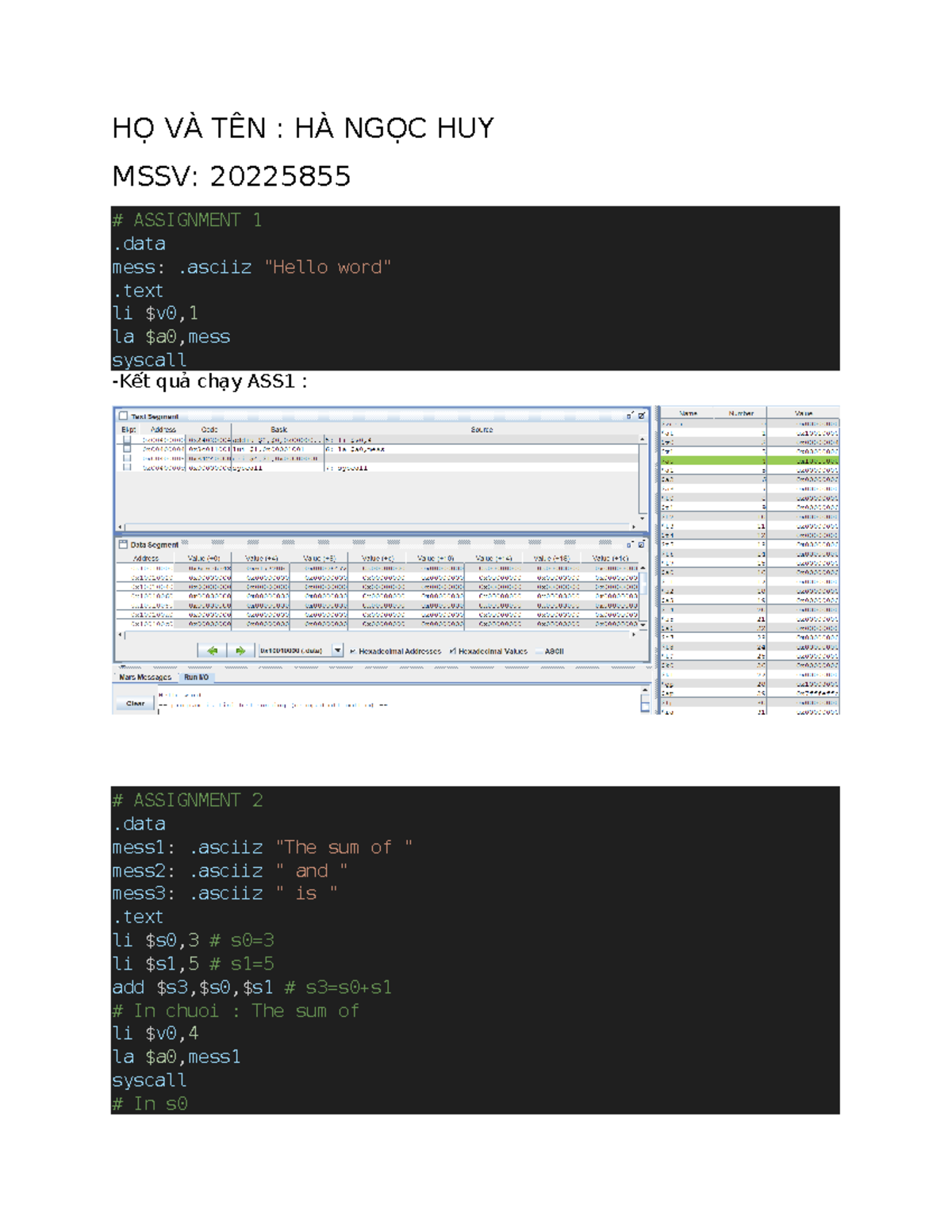 LAB5 20225855 - Code Examples for String Length Calculation - Studocu