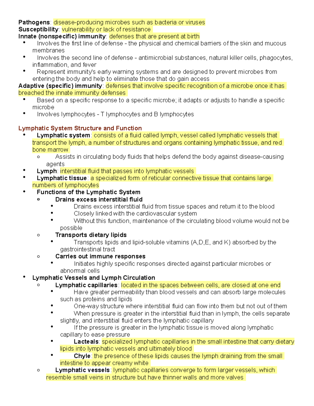 Chapter 22 Notes - Pathogens : disease-producing microbes such as ...