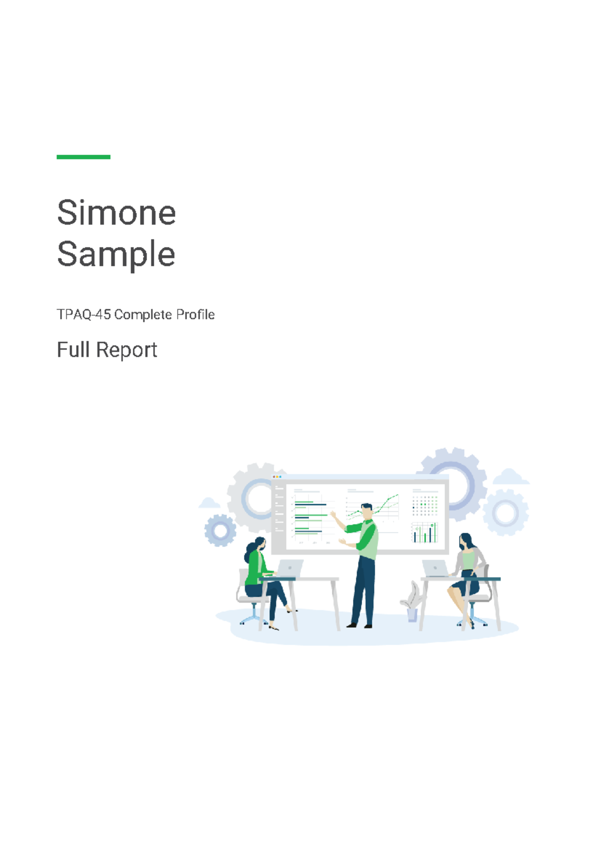 TPAQ-45 Personality Profile Report for Simone Sample - Studocu