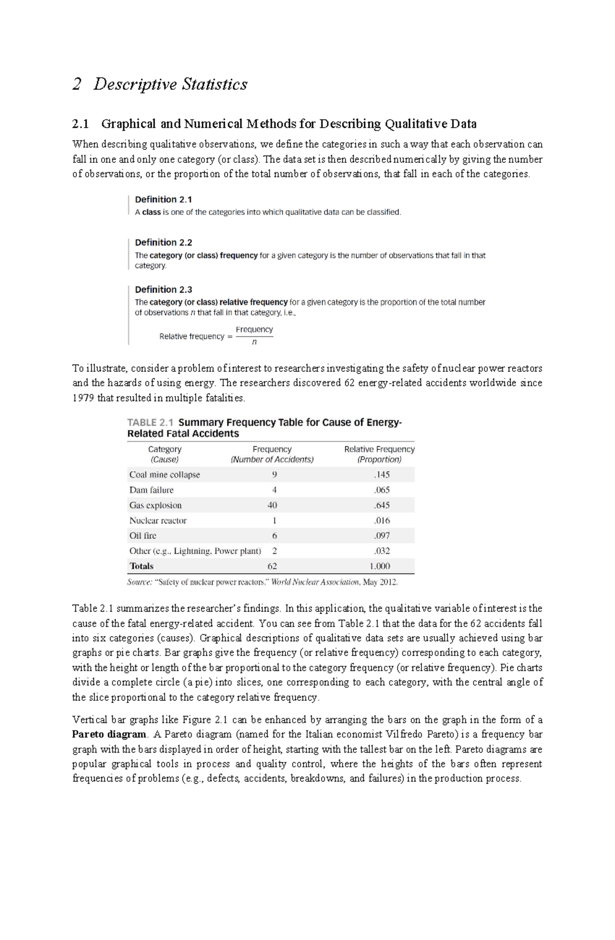 Week 2 Descriptive Statistics: Graphical & Numerical Methods - Studocu