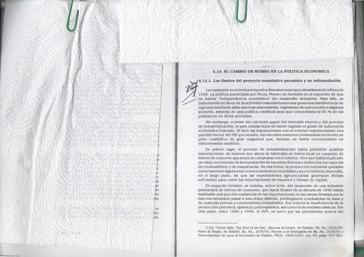 4,13. El Cambio de Rumbo en la Política Económica Argentina (1946-1955 ...