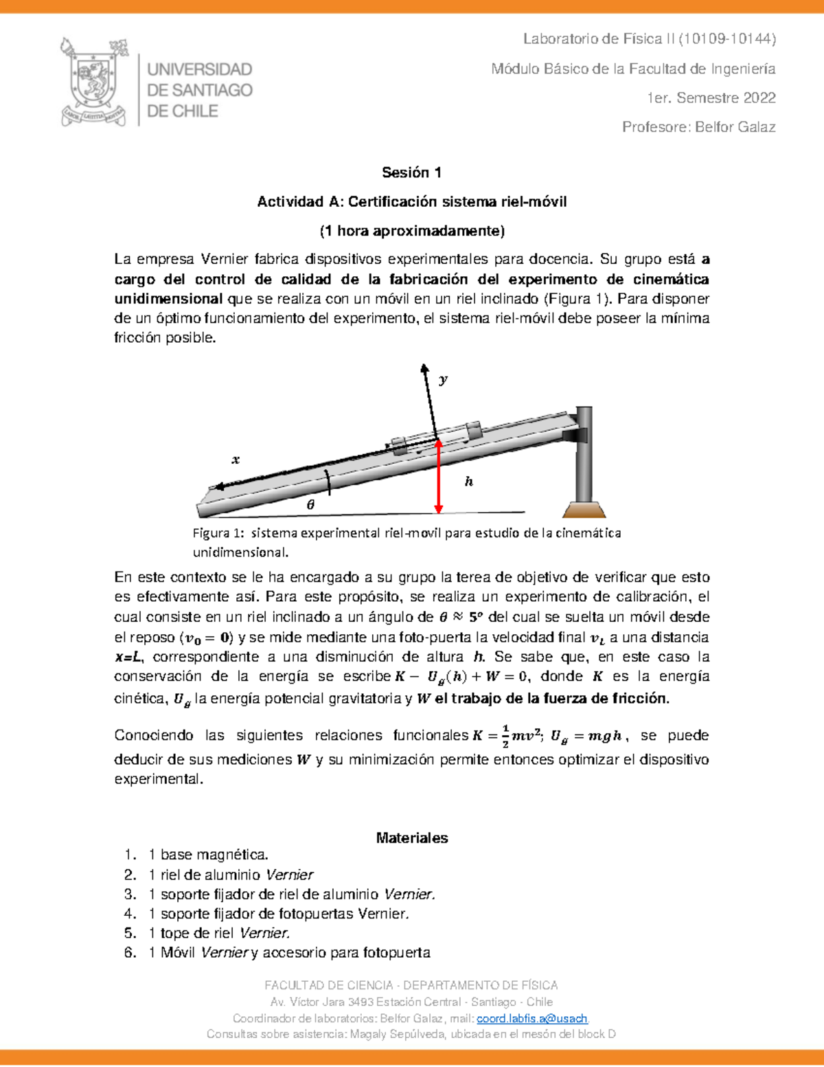 Actividad 1A-Certificación sistema riel-móvil - FACULTAD DE CIENCIA ...