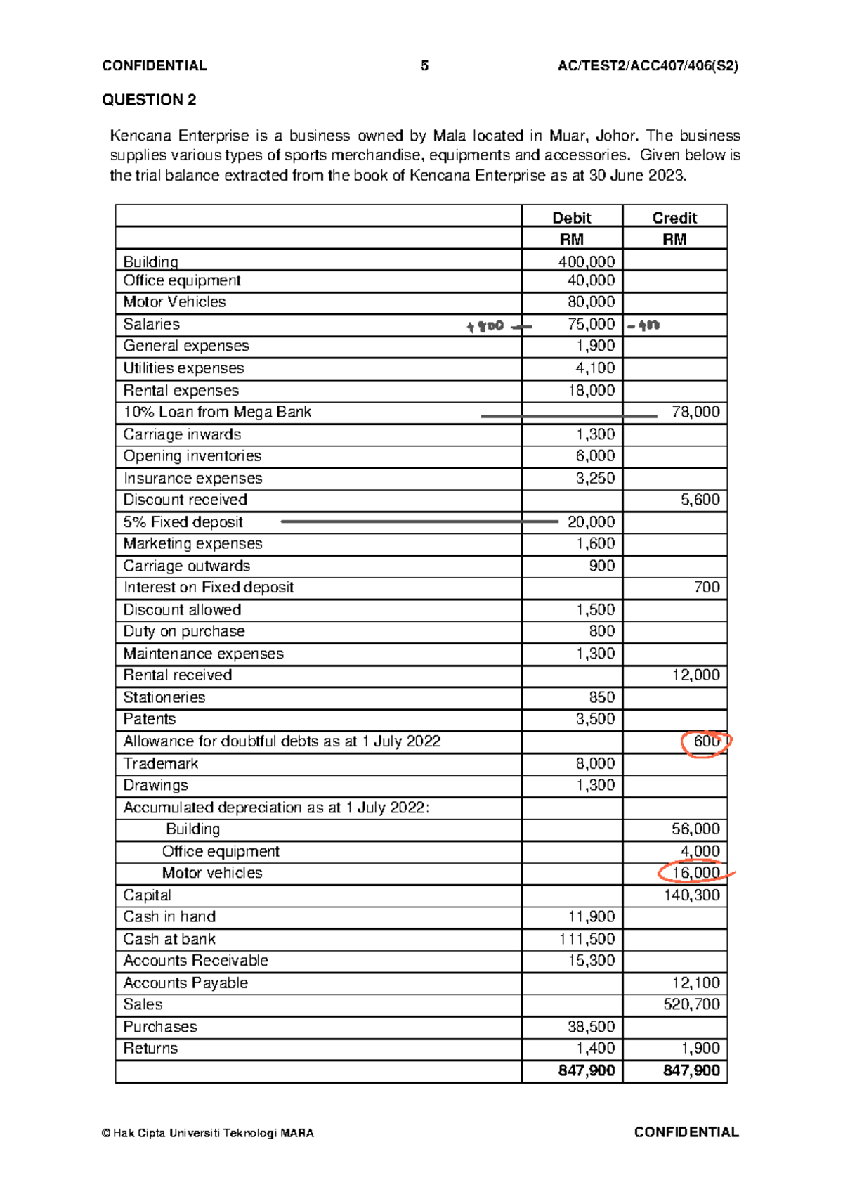 Acc part2 Q2 - tutorial part 2 - Kencana Enterprise is a business owned ...