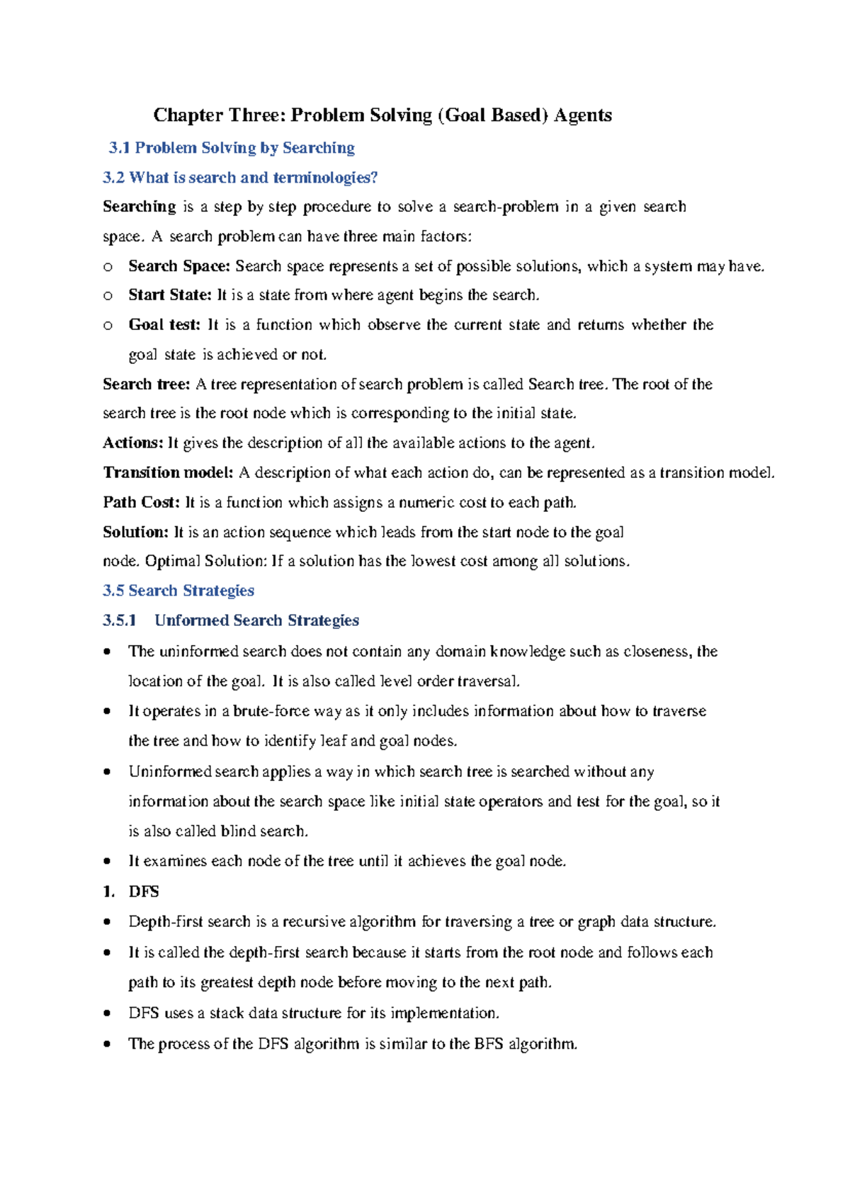 Chapter 3: Problem Solving Techniques for CS101 - Studocu