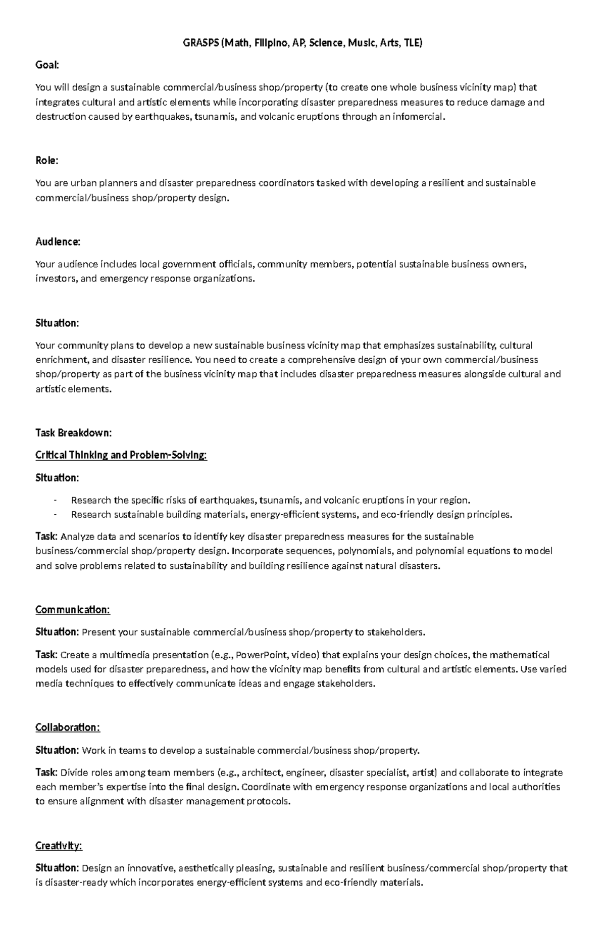 Grasps-1st-Quarter - Grasps-1st-Quarter-for-Grade 7 - GRASPS (Math ...