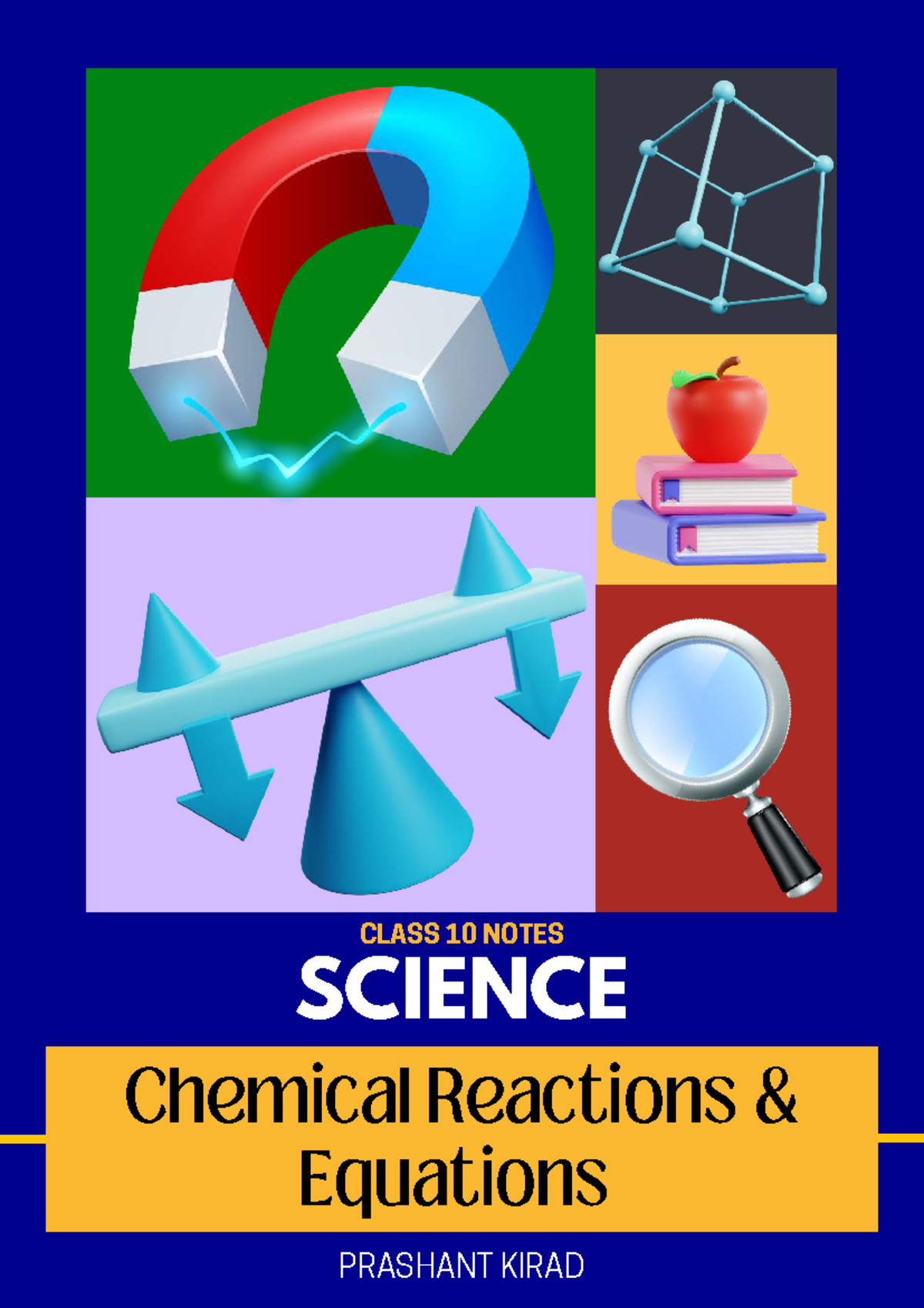 CLASS 10 SCIENCE NOTES: Chemical Reactions & Equations by Prashant ...
