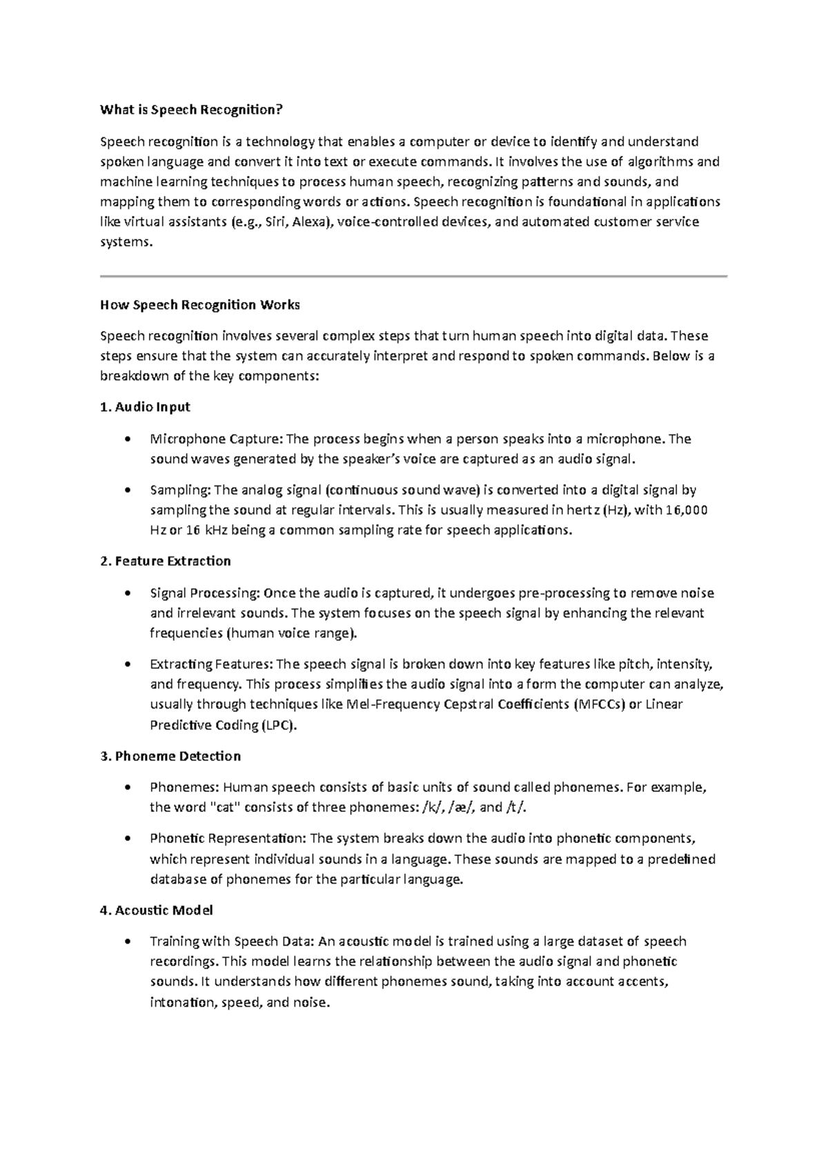 Expert System Lifecycle & Speech Recognition: Definitions, Advantages ...