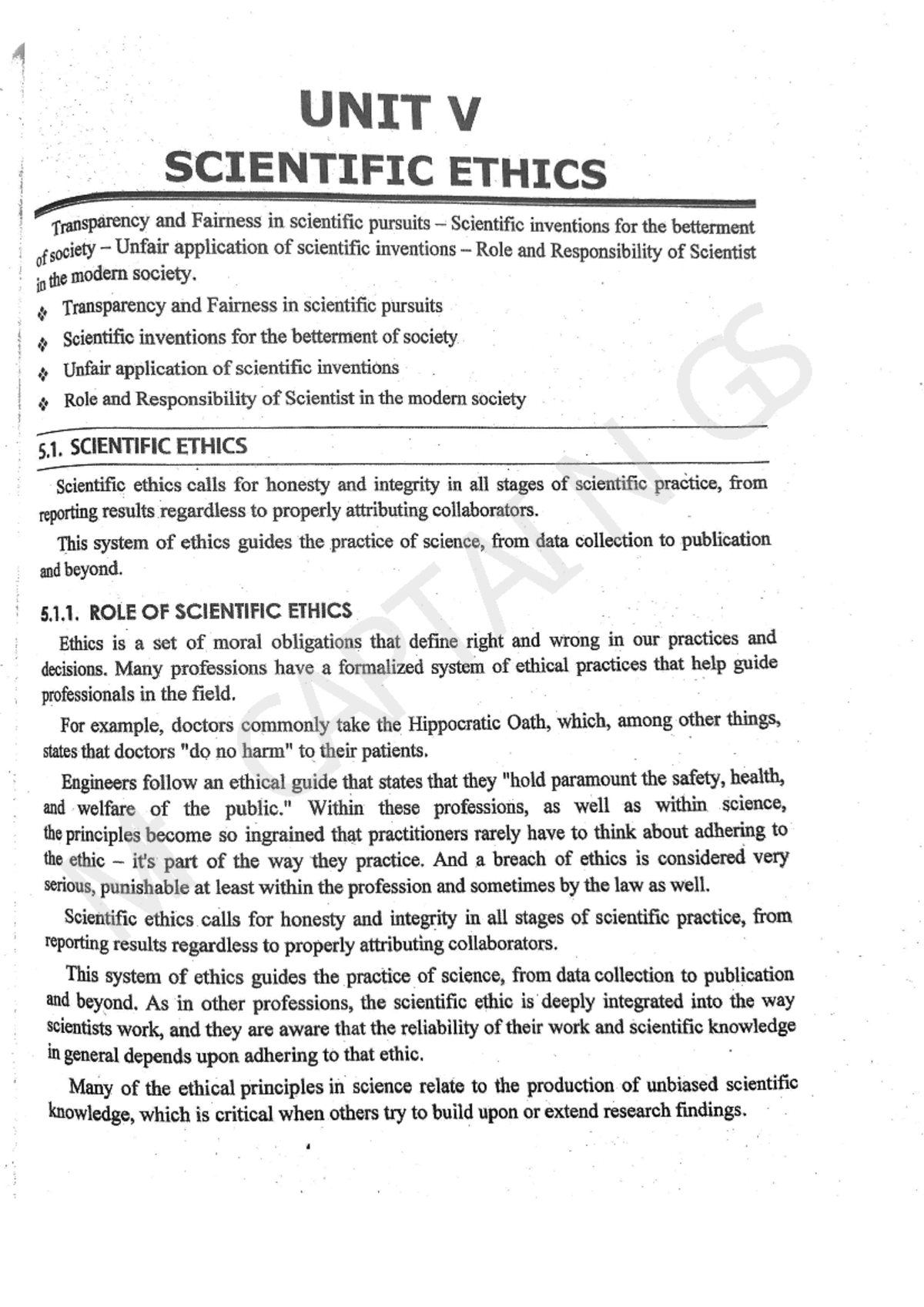 HVE unit5_lecture_notes - human values and ethics - Studocu