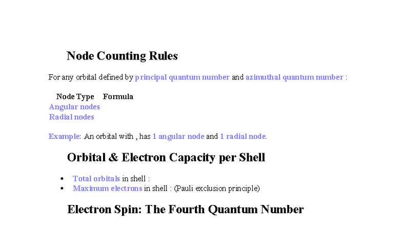 Quantum Numbers and Periodic Trends: Focus 1 Notes - Studocu