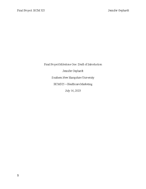 3-2 Final Project Milestone One Introduction and Organizational ...