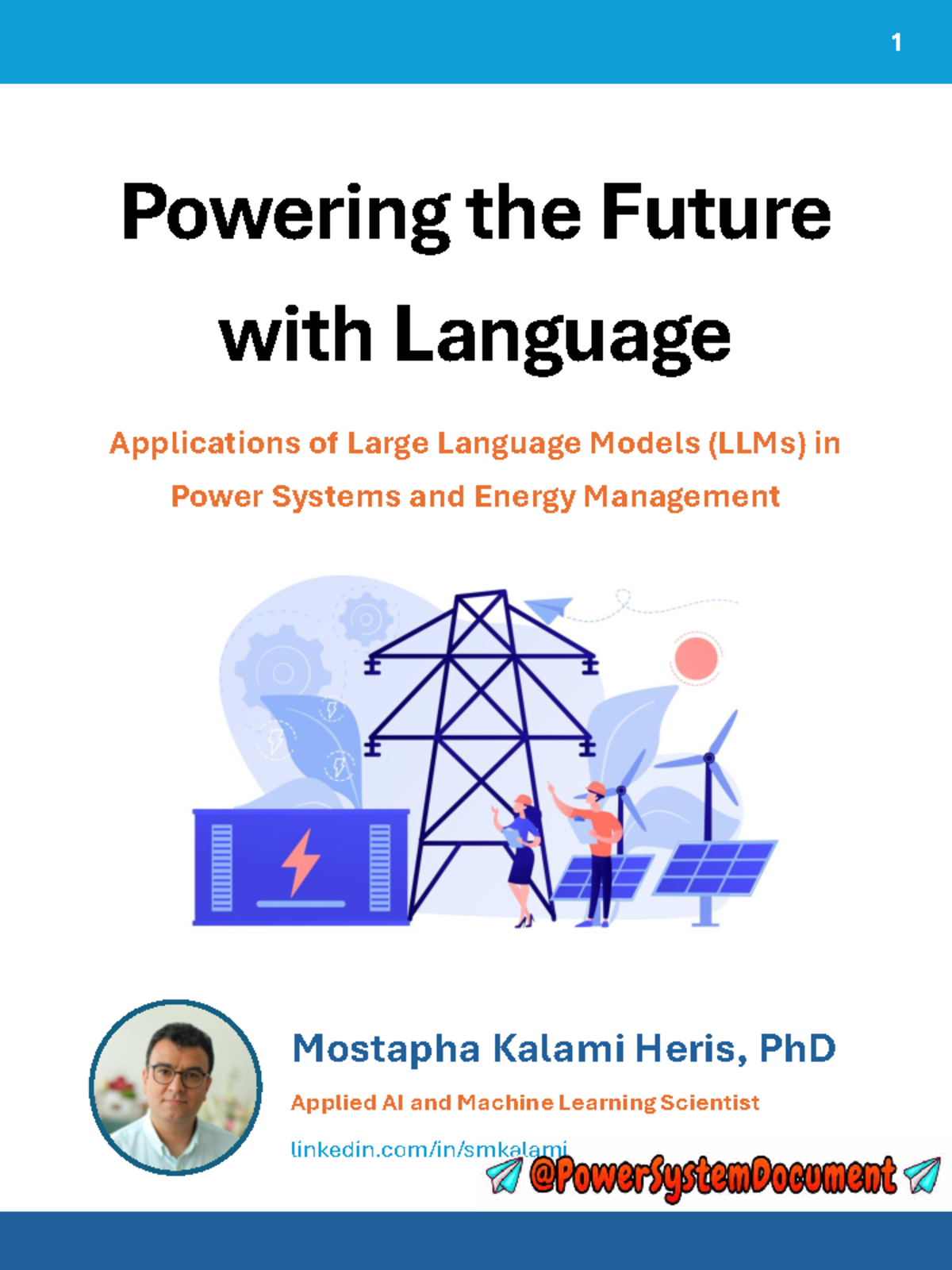 Powering the Future: LLM Applications in Power Systems & Energy ...