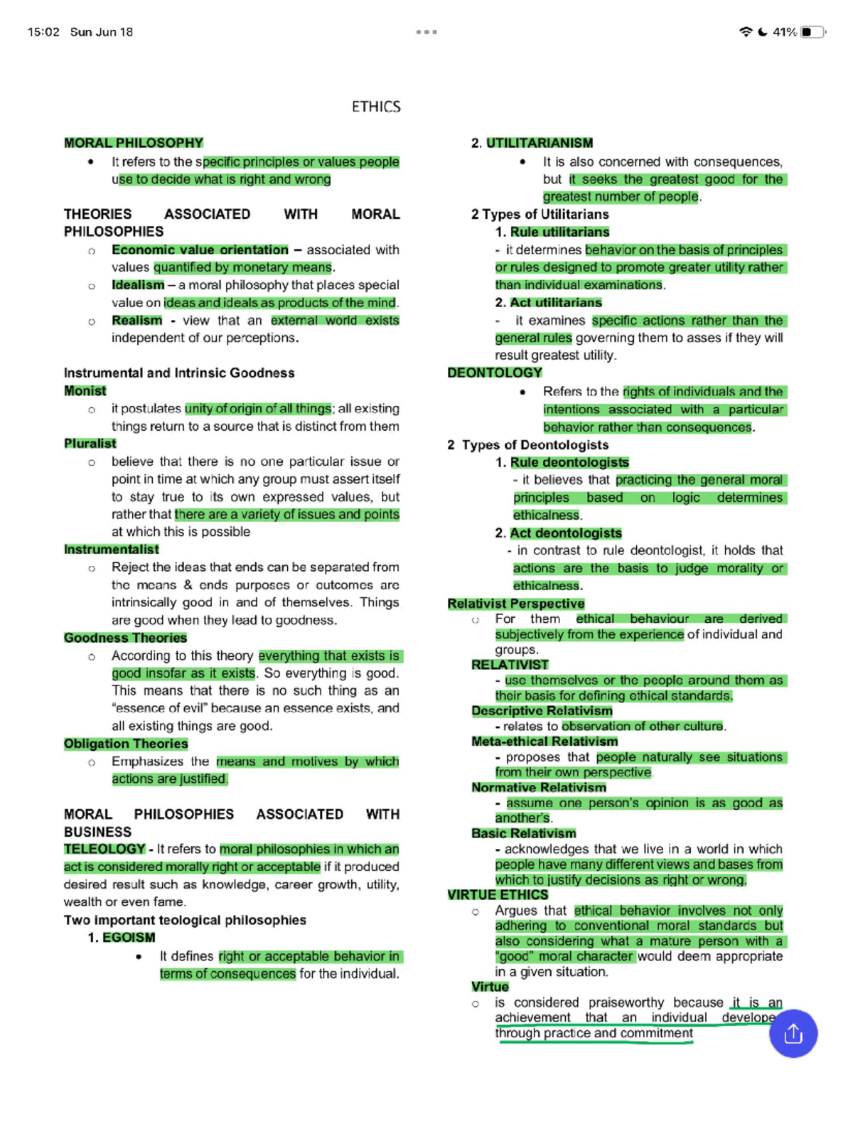 Ethics Review Highlights and Key Considerations - Studocu